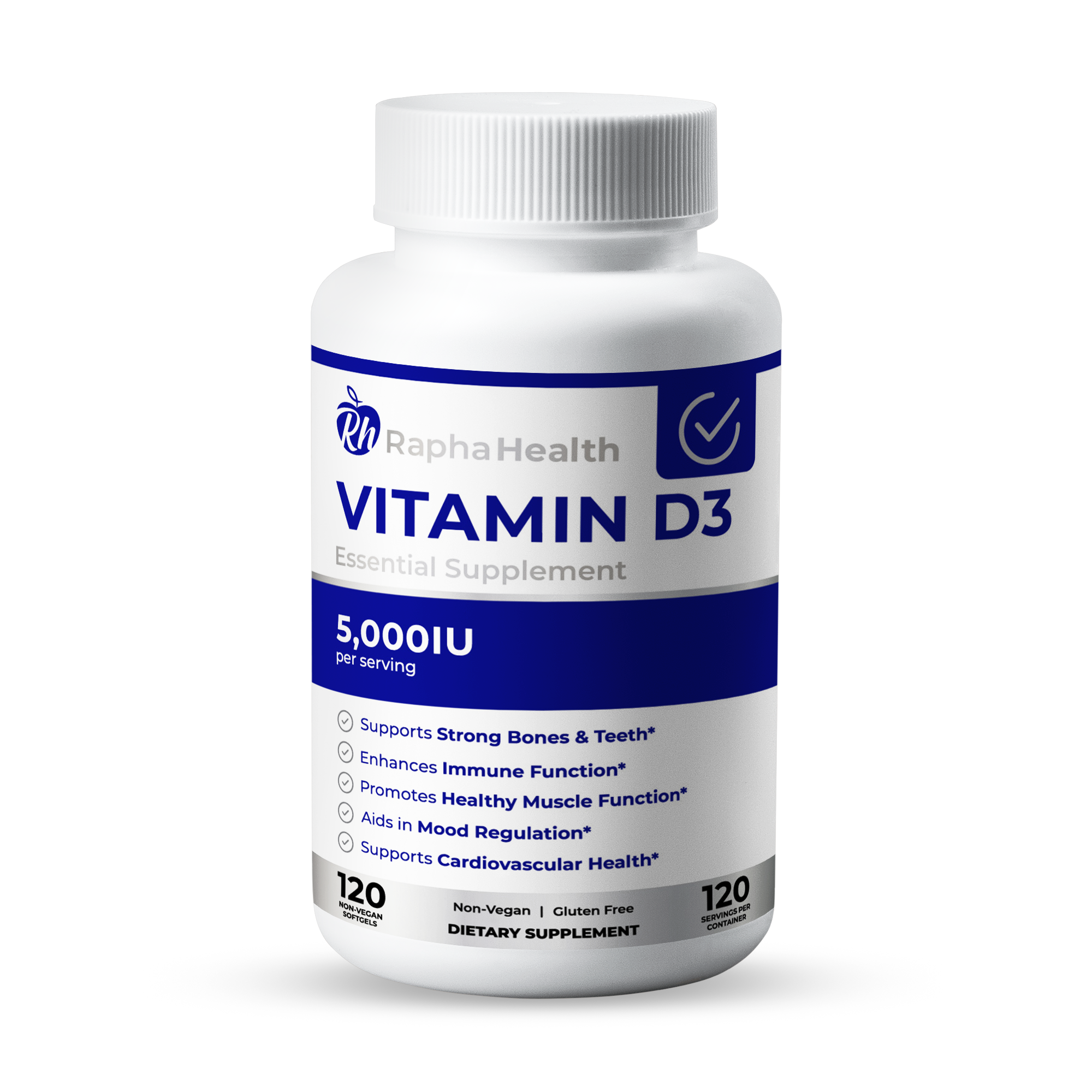 Shop Online Vitamin D3 | Essential Supplement | Rapha Health